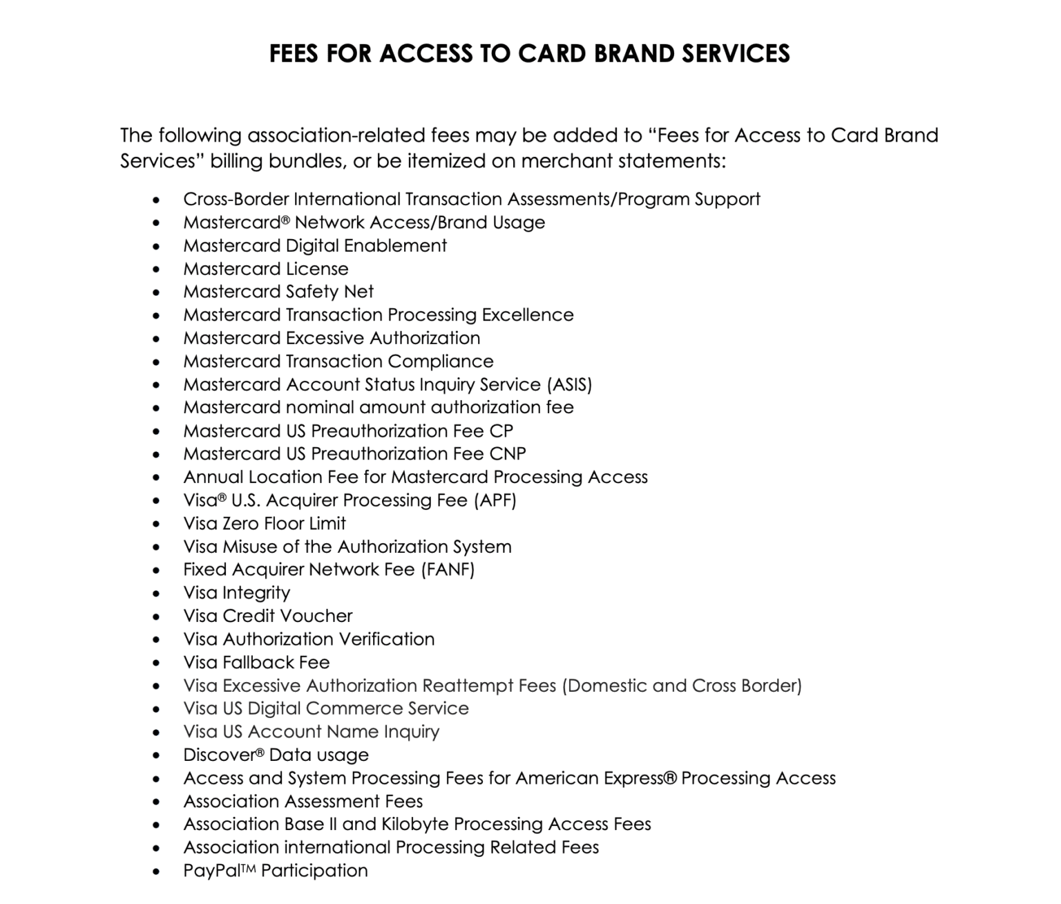 TSYS Transaction Network Access Fee – Legit or Junk?